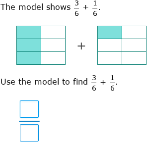 IXL | Add fractions with like denominators using area models | 4th ...