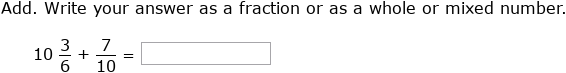 IXL | Add and subtract mixed numbers with unlike denominators: with ...