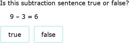 IXL | Subtraction sentences to 10: true or false? | 1st grade math