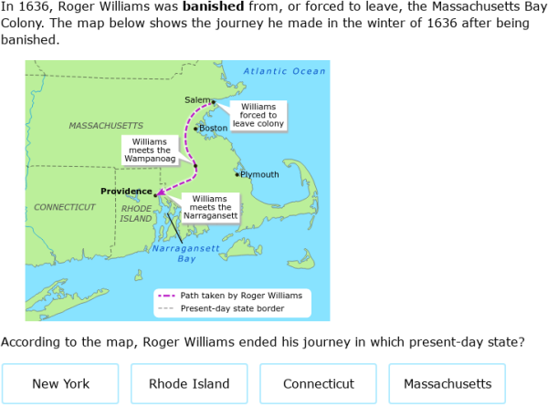 IXL | New England colonies: religion and government | 4th grade social ...