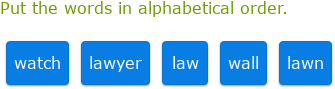 IXL | Alphabetical order | 7th grade language arts
