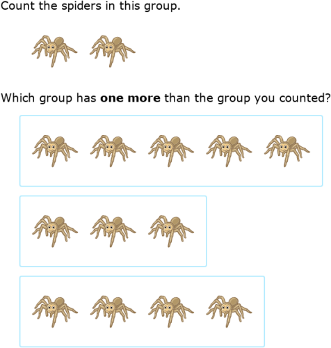 IXL | One more with pictures - up to 5 | Pre-K math