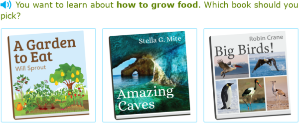 IXL | Use text features | 1st grade language arts