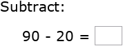 IXL | Subtract multiples of ten | 1st grade math