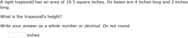 IXL | Area of quadrilaterals and triangles: word problems | 6th grade math