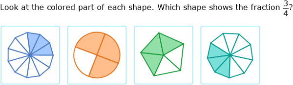 IXL | Match fractions to models - up to twelfths | 2nd grade math