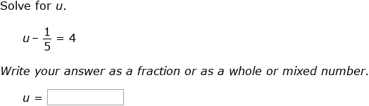 IXL | Solve one-step equations with decimals and fractions | 6th grade math
