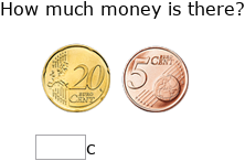IXL | Count money - up to €1 | 2nd grade math