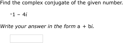 IXL - Complex conjugates (Algebra 2 practice)