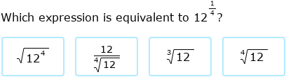 IXL - Convert between rational exponents and radicals (Algebra 1 practice)