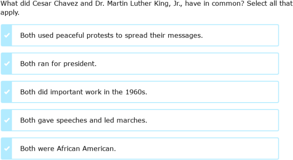 IXL | Cesar Chavez | 5th grade social studies