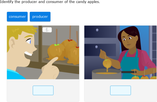 IXL | Producers and consumers | 2nd grade math