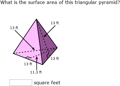 IXL - Surface area of pyramids (Geometry practice)