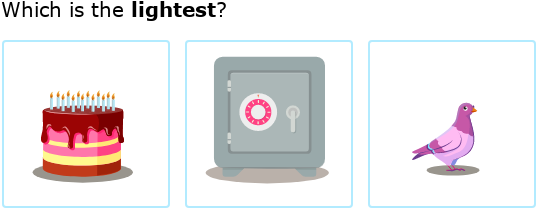 IXL | Light and heavy | Kindergarten science