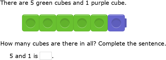 IXL | Put together numbers using cubes - sums up to 10 | Kindergarten math