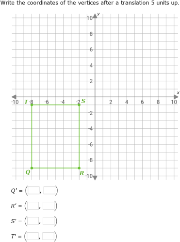 IXL - Translations: find the coordinates (Geometry practice)
