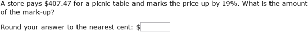 IXL | Percent of a number: tax, discount, and more | 7th grade math