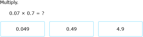 IXL | Multiply two decimals: where does the decimal point go? | 5th ...