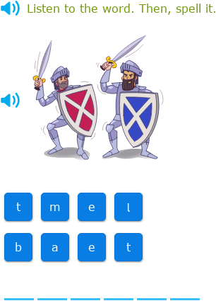 IXL | Spell consonant-l-e words | 3rd grade language arts