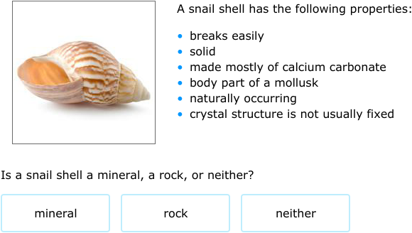 IXL | Identify rocks and minerals | 6th grade science