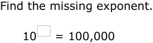 IXL | Write powers of ten with exponents | 6th grade math
