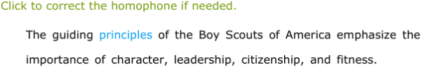 IXL | Use the correct homophone | 12th grade language arts
