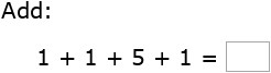 IXL | Add four numbers | 1st grade math