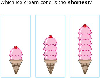IXL | Compare objects: length and height | 2nd grade math