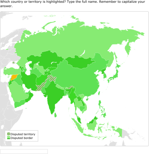 IXL - Name countries of Asia: region 5 (7th grade social studies practice)