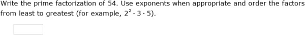 IXL - Prime factorization (Algebra 1 practice)