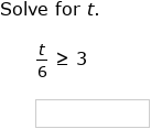 IXL | Solve one-step inequalities | 6th grade math