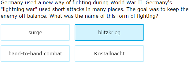 IXL - World War II: global events (4th grade social studies practice)