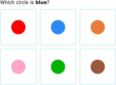 IXL | Classify shapes by color | Kindergarten math