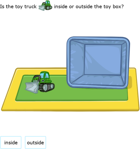 IXL | Inside and outside | Kindergarten math