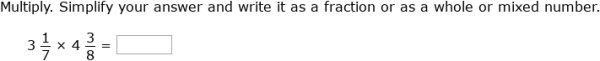 IXL | Multiply mixed numbers | 6th grade math