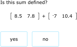 IXL - Matrix operation rules (Algebra 1 practice)