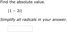 IXL - Absolute values of complex numbers (Algebra 2 practice)