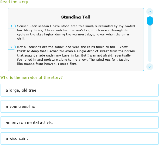 IXL | Analyze short stories: set 2 | 10th grade language arts