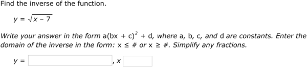 IXL - Find inverse functions and relations (Algebra 2 practice)