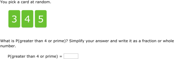 IXL - Theoretical probability (Algebra 1 practice)