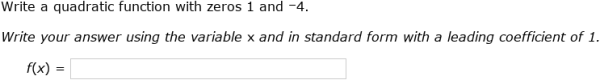IXL - Roots, factors, and zeros (Algebra 1 practice)