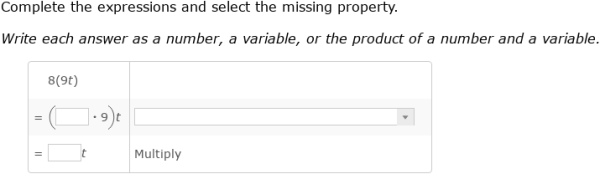 IXL | Write equivalent expressions using properties | 8th grade math