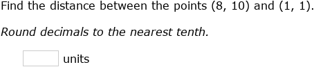 IXL | Find the distance between two points | 8th grade math
