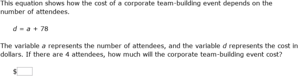 IXL | Find a value using two-variable equations: word problems | 6th ...