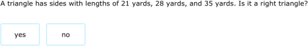 IXL - Converse of the Pythagorean theorem: is it a right triangle ...