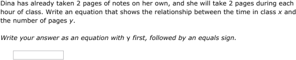 IXL Write Linear Functions Word Problems 8th Grade Math