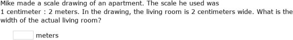IXL | Scale drawings: word problems | 6th grade math
