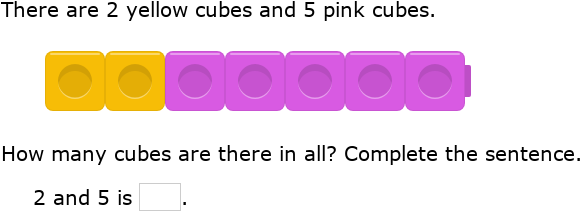 IXL | Put together cubes - sums of 6 and 7 | 1st grade math