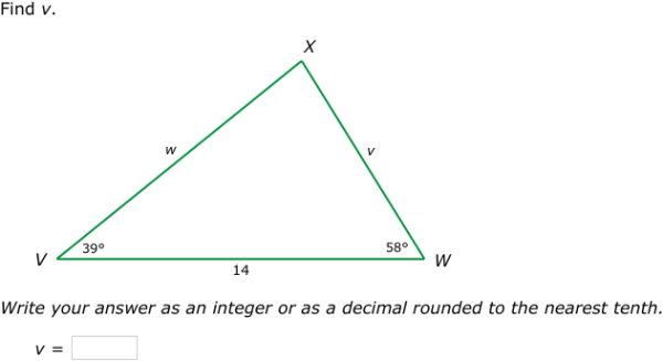 IXL - Law of Sines (Precalculus practice)