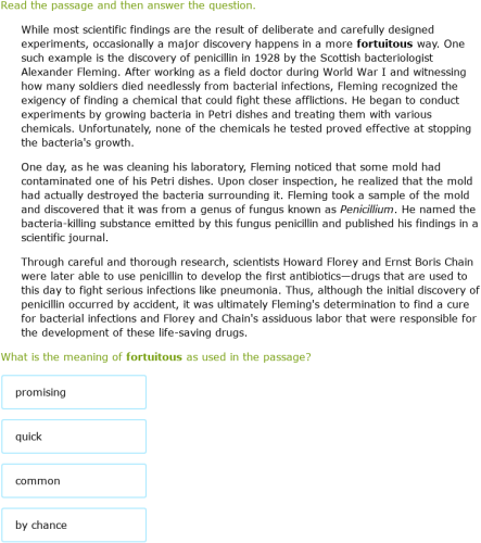 IXL | Use context to identify the meaning of a word | 11th grade ...